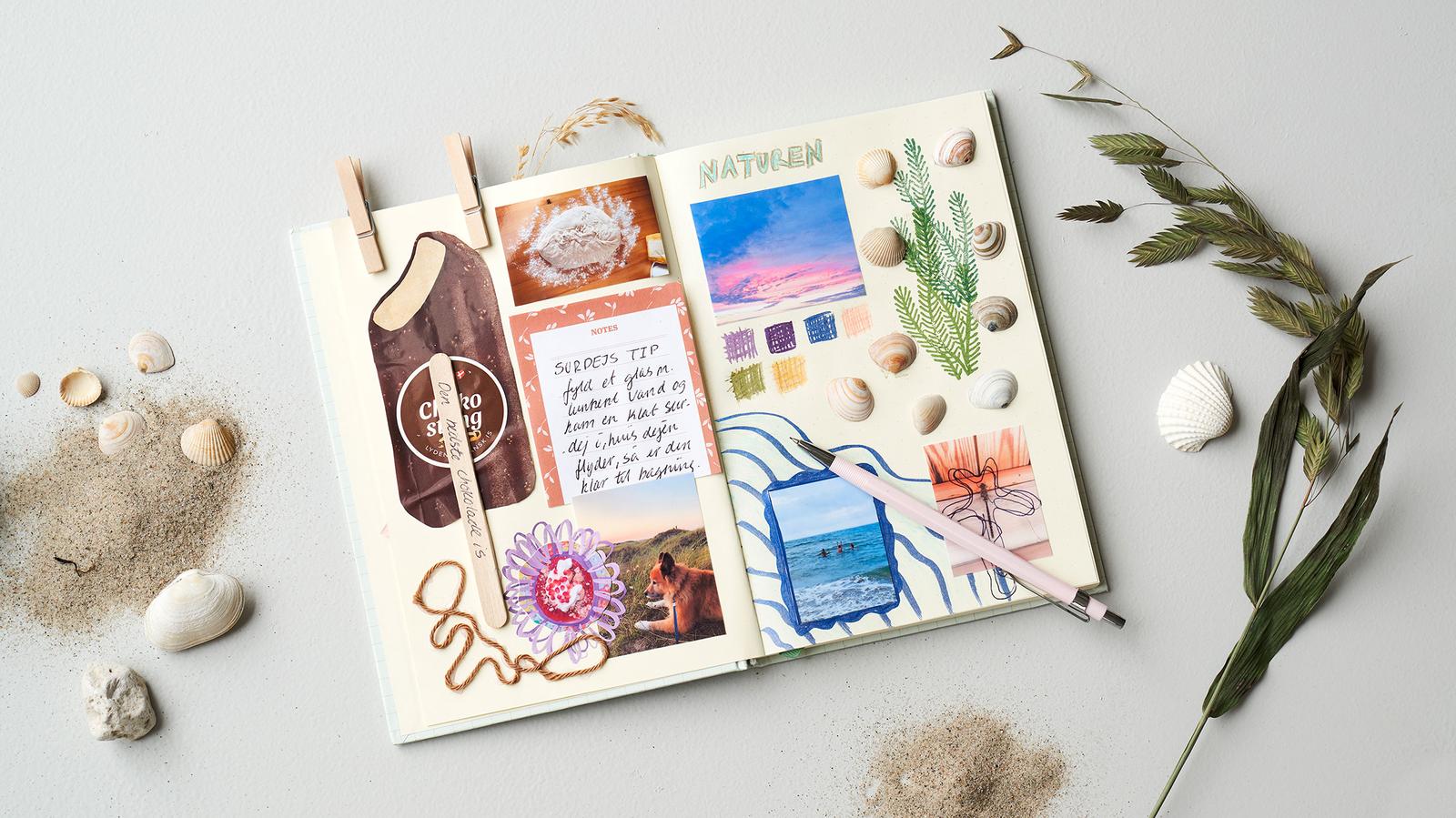 Guarda los recuerdos en un diario de viaje | Proyectos DIY | Søstrene Grene