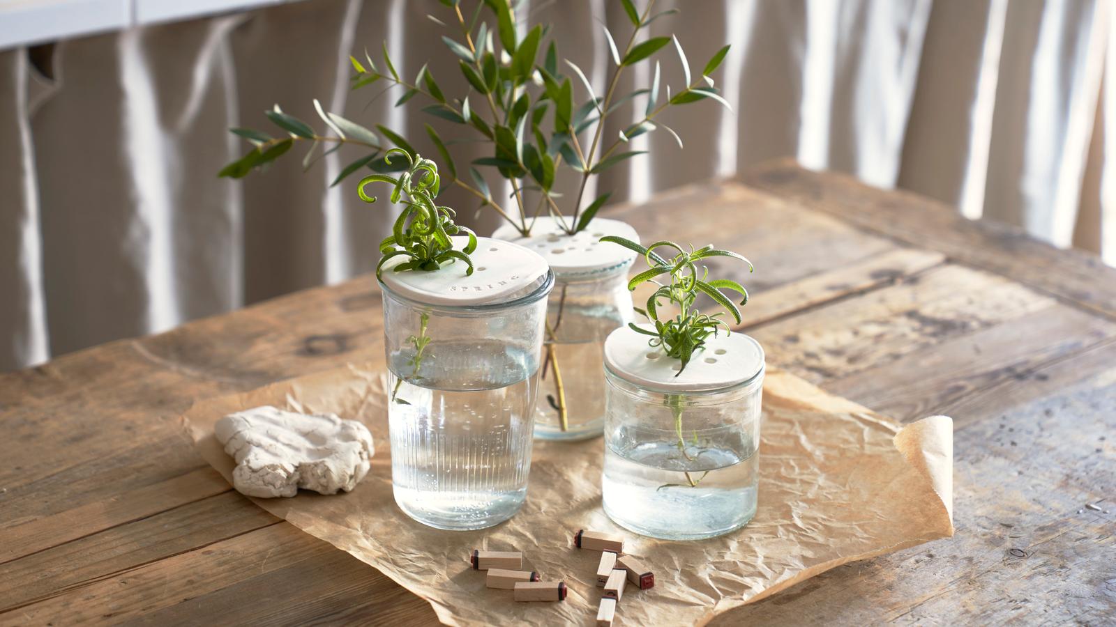 Clay propagation holder | DIY project | Søstrene Grene