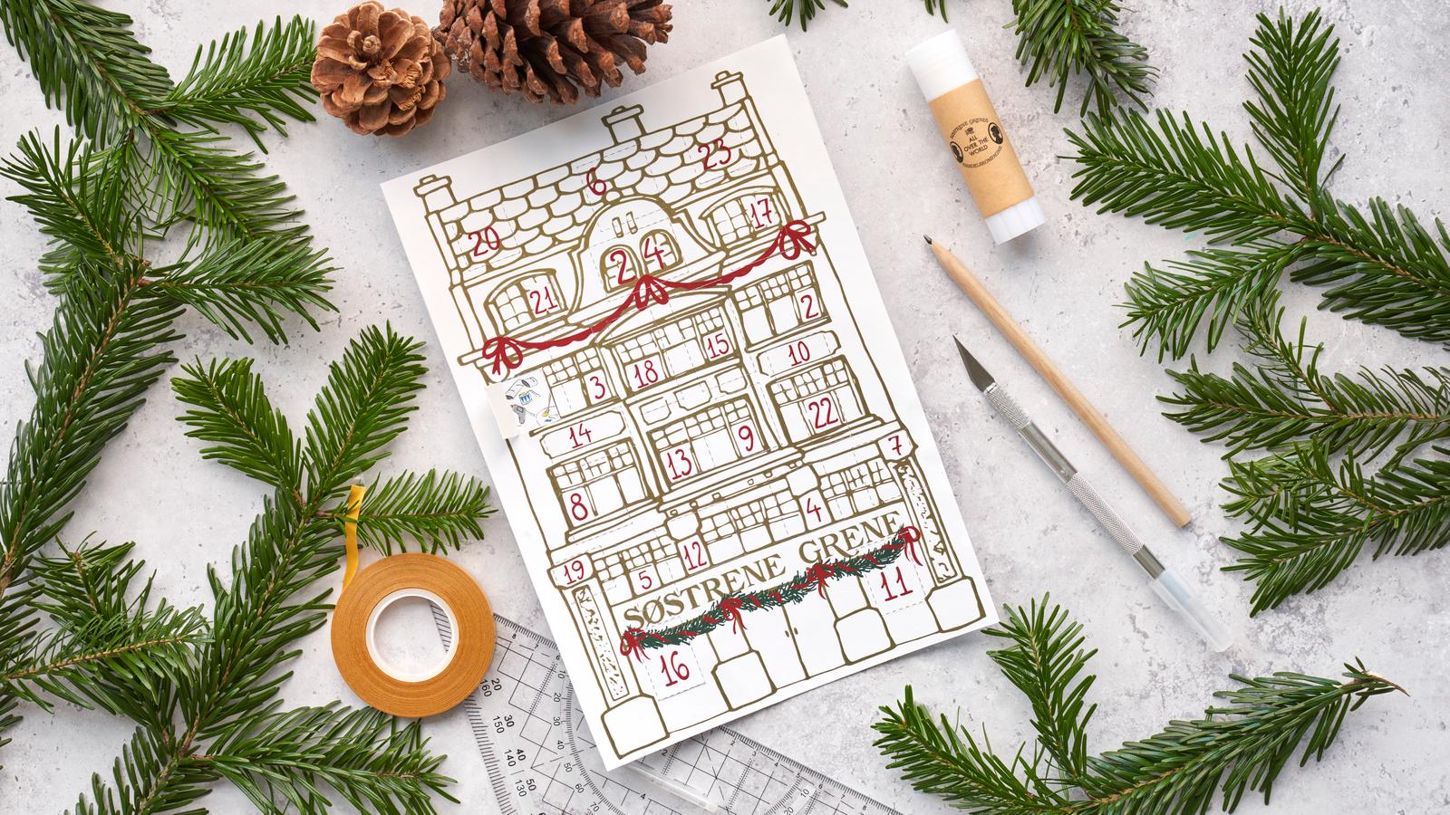 Creative Advent calendar: Printable calendar with doors | DIY-projects ...
