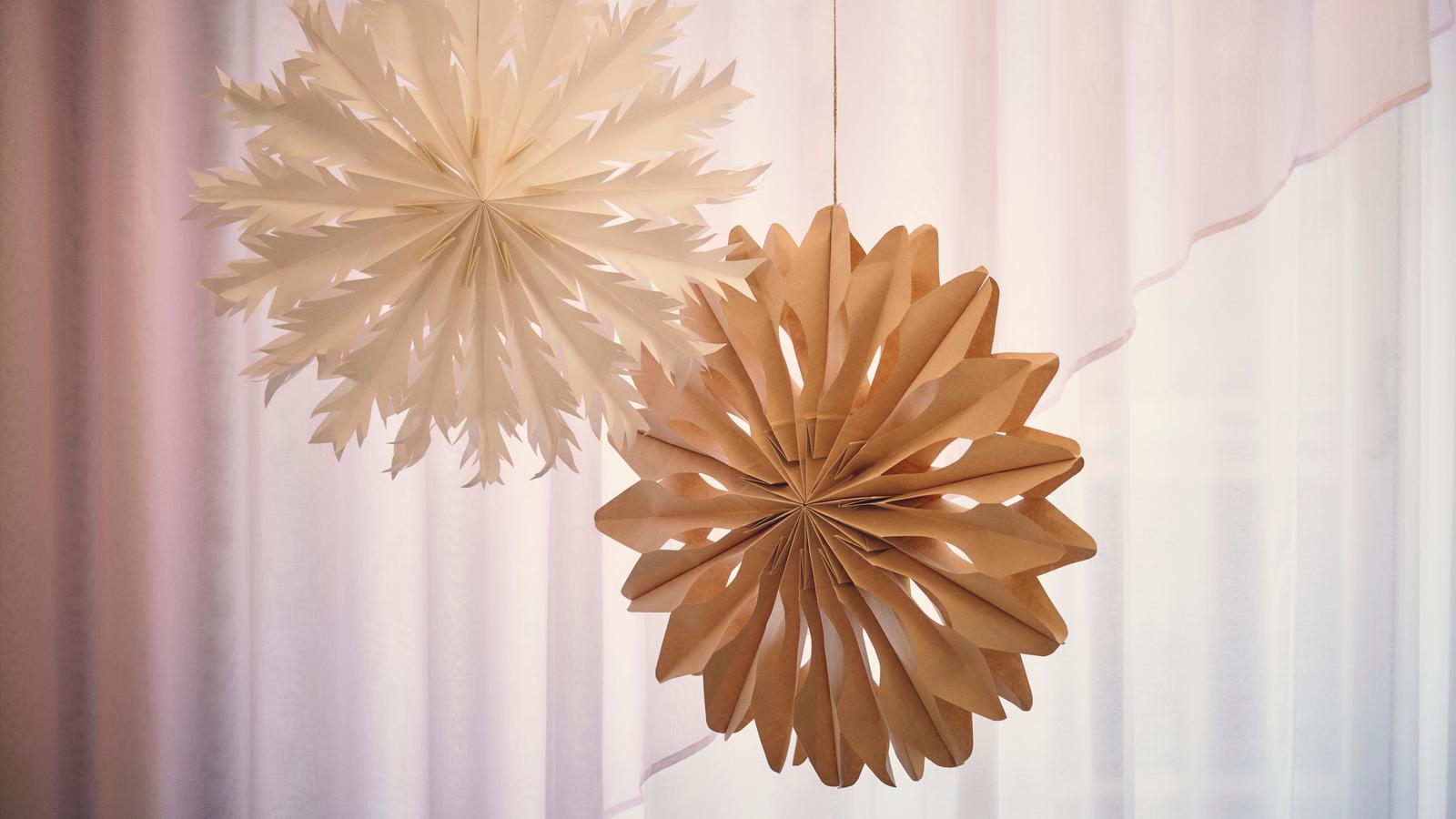 Paper bag Christmas star | DIY project | Søstrene Grene
