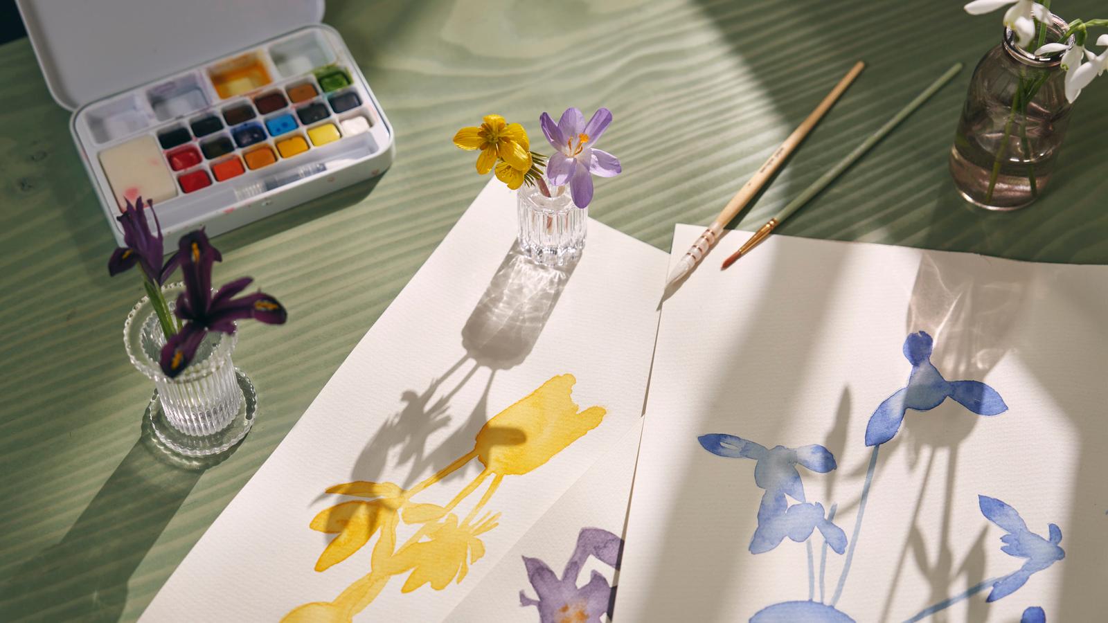 Shadow paint |DIY project | Søstrene Grene