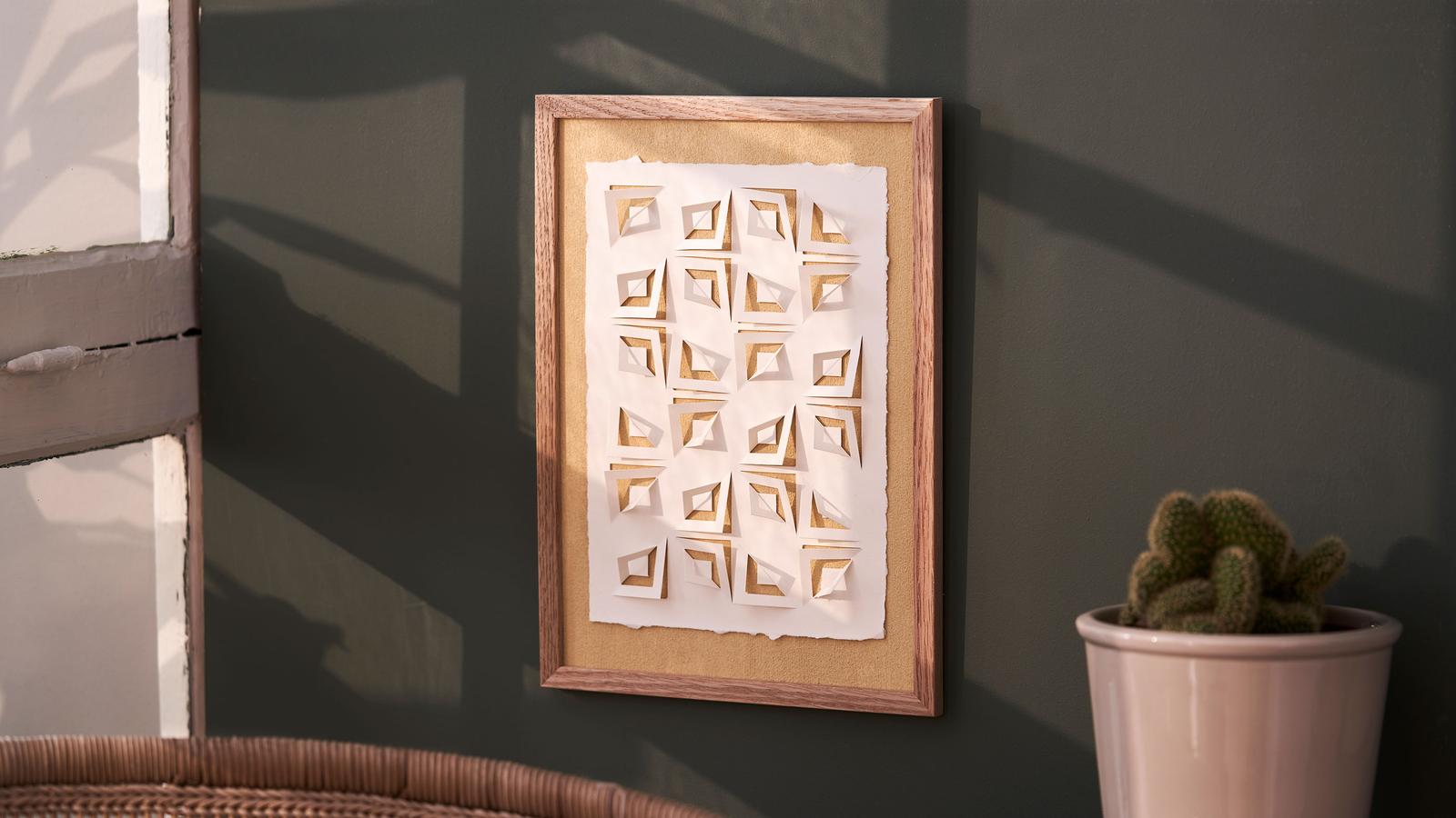 Template for graphic paper cutting design | DIY-projects | Søstrene Grene