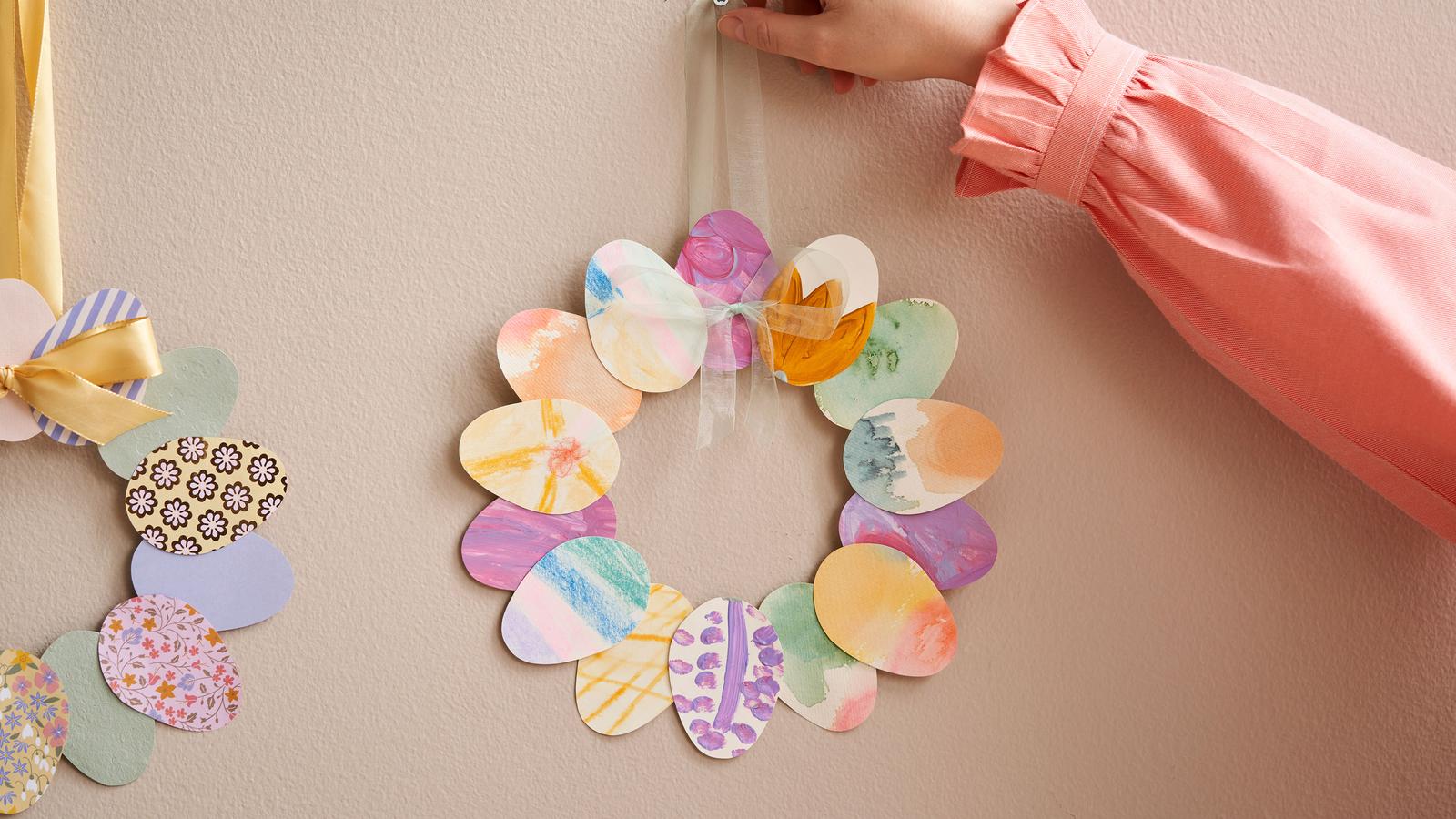 Paper Easter wreath | DIY-projects | Søstrene Grene