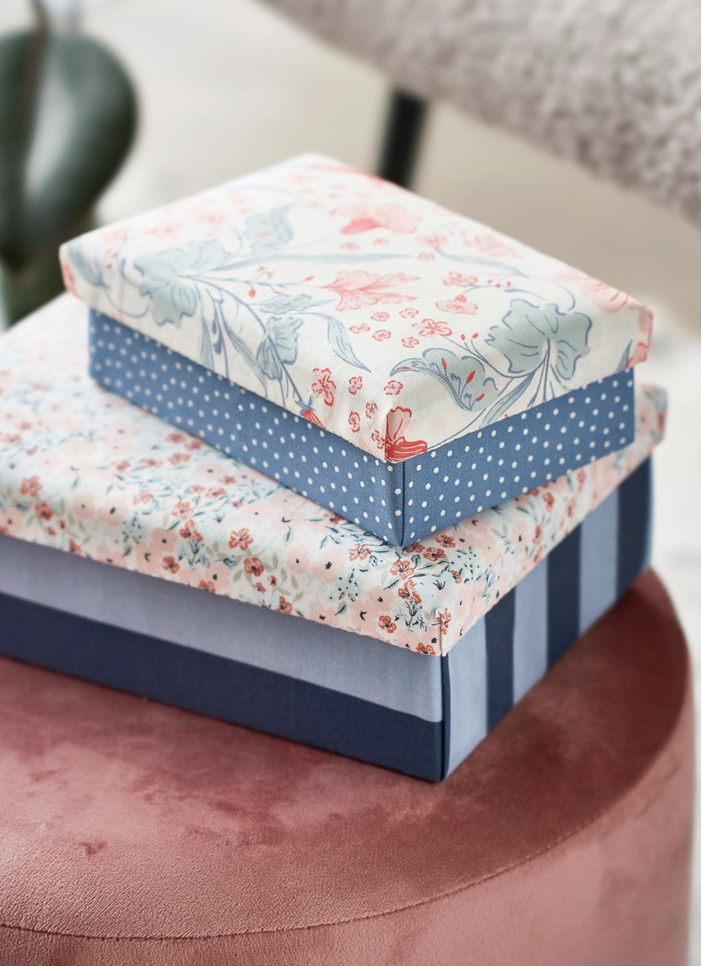 making fabric covered boxes
