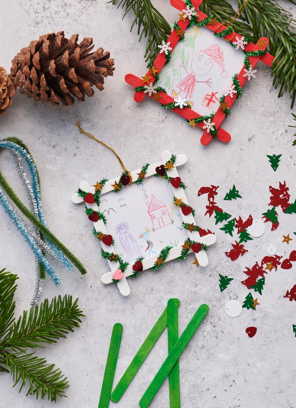 christmas frames diy