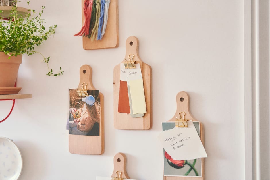 Clipboard hack for gallery wall | DIY project | Søstrene Grene