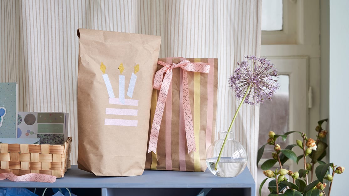 Adorable wrapping for soft gifts | DIY-projects | Søstrene Grene