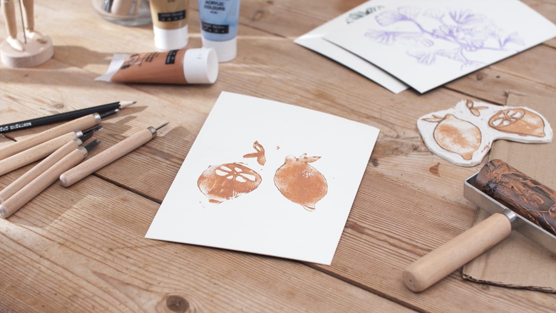 Maak uw eigen linosnede | DIY-projecten | Søstrene Grene