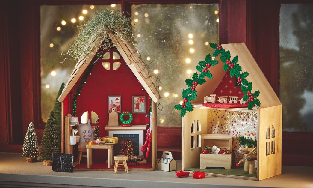 Christmas elf house | DIY-projects | Søstrene Grene