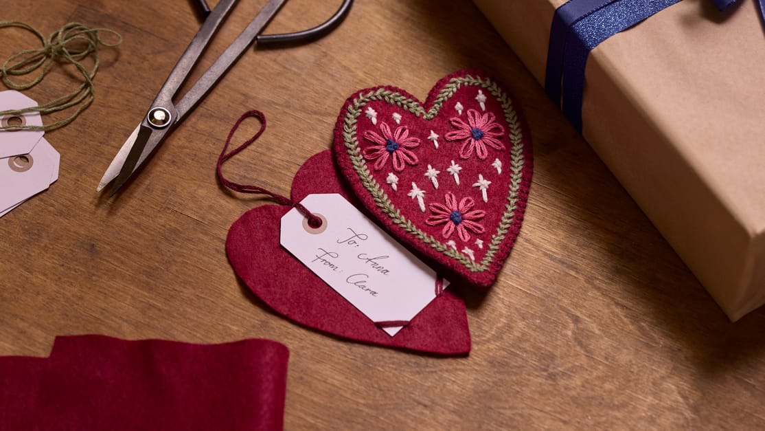 Felt gift tag | DIY project | Søstrene Grene