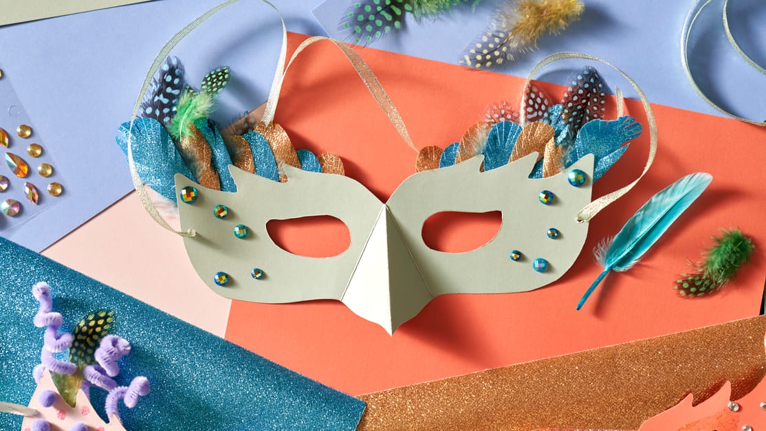 Maak feestelijke maskers | DIY-project | Søstrene Grene