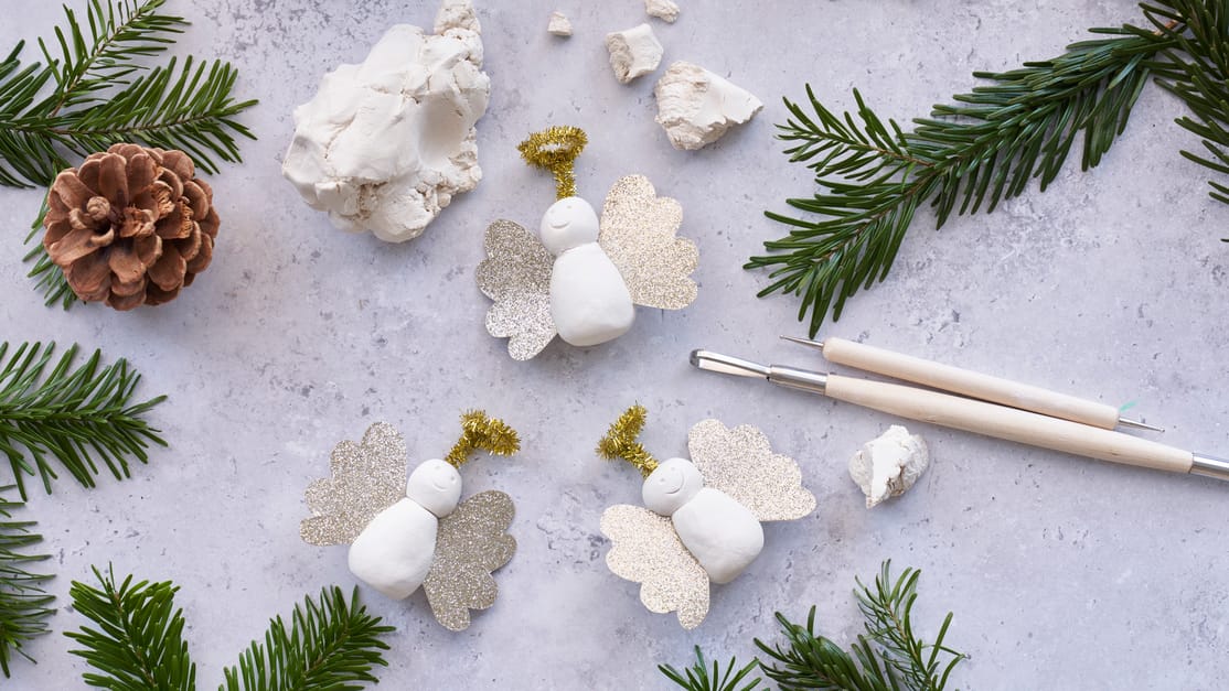 Engel van zelfhardende klei | DIY-projecten | Søstrene Grene